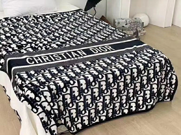 Best Seller Cozy Dior Flannel Blanket - mingfabricstore