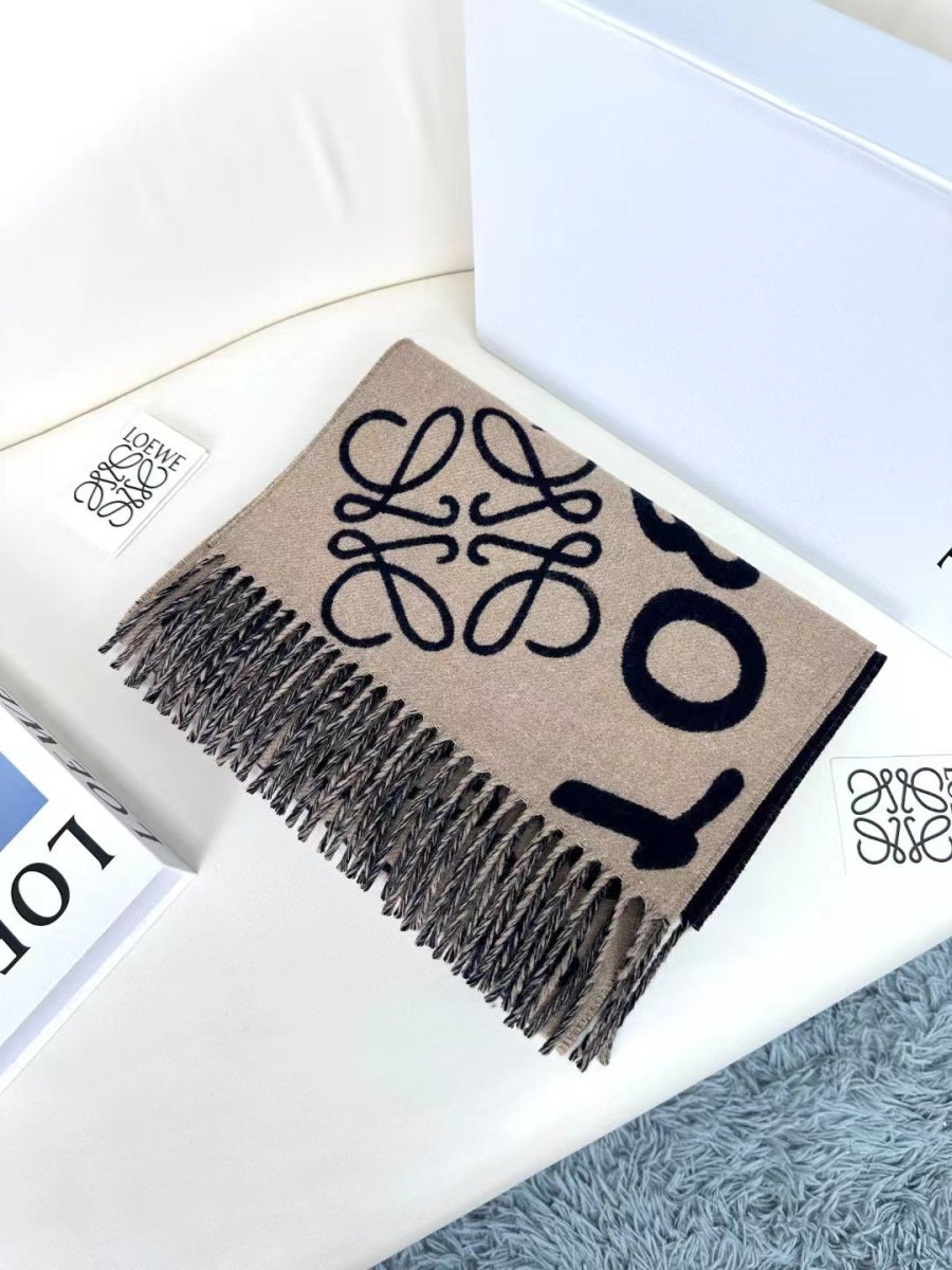 Loewe Scarf Wool Premium Quality Clothing Accessory - mingfabricstore