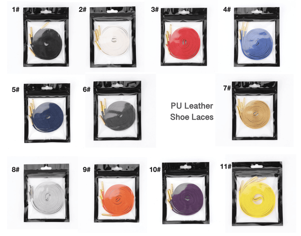 Luxury synthetic leather Shoelace for Handcraft Custom Sneakers Street ...