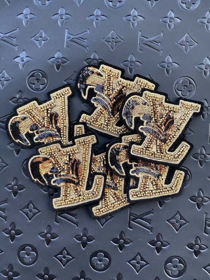 LV Embroidery Clothing Handmade DIY Patches - mingfabricstore