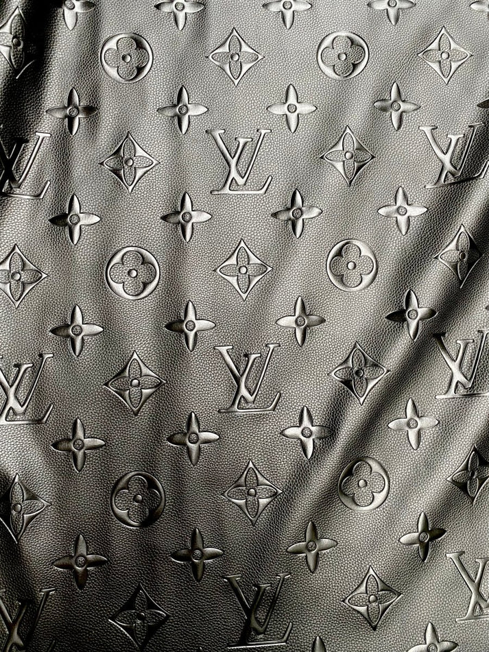 Soft Big Monogram Louis Vuitton Leather Fabric for Handmade Car Wrapper ...